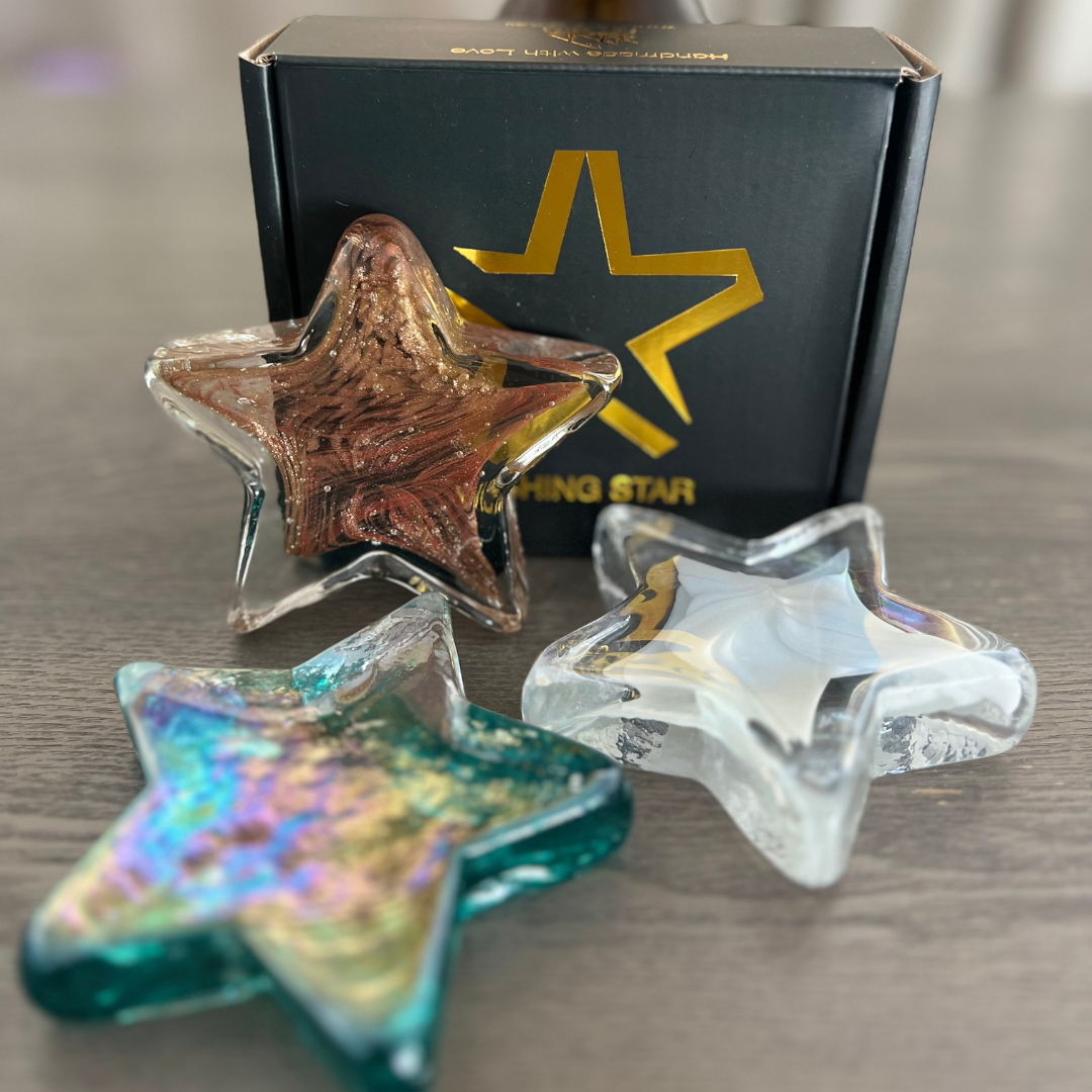 Glass Wishing Stars | Sympathy Gifts | Grief Gifts Australia